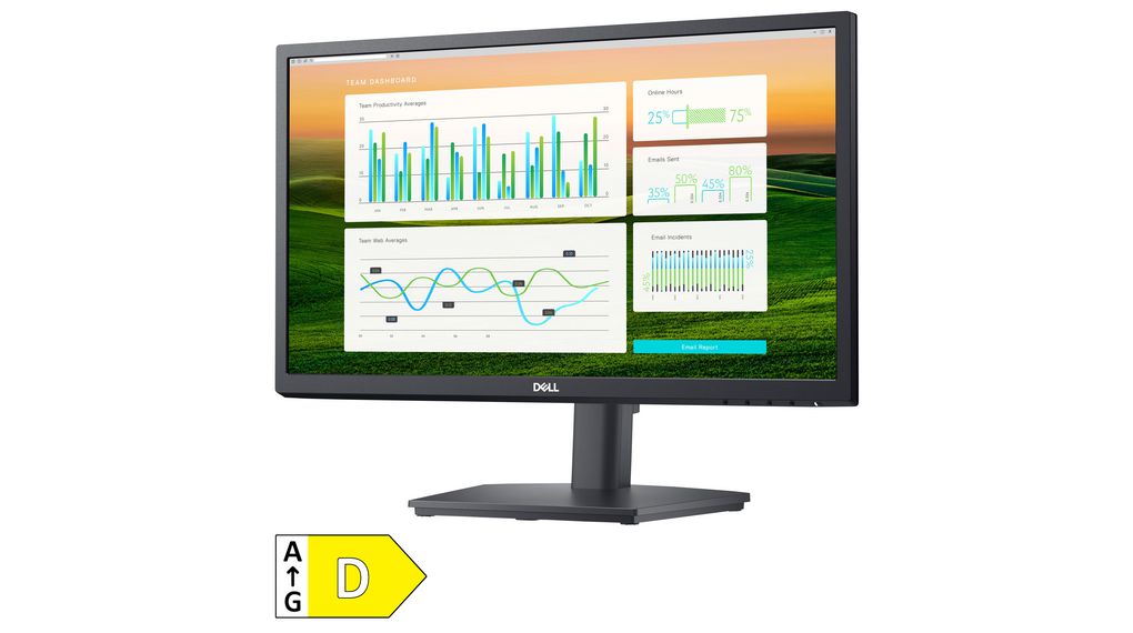 DELL-E2222H | Dell Monitor, E, 21.5 (54.6 cm), 1920 x 1080, VA, 16:9 ...