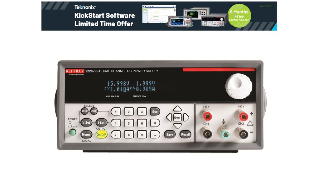 2220-30-1 | Keithley Bench Top Power Supply PROMOTION Programmable 30V ...