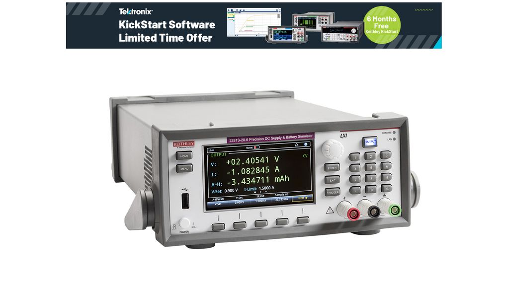 Laboratory Power Supply and Battery Simulator PROMOTION Programmable 20V 6A 120W USB / Ethernet ...