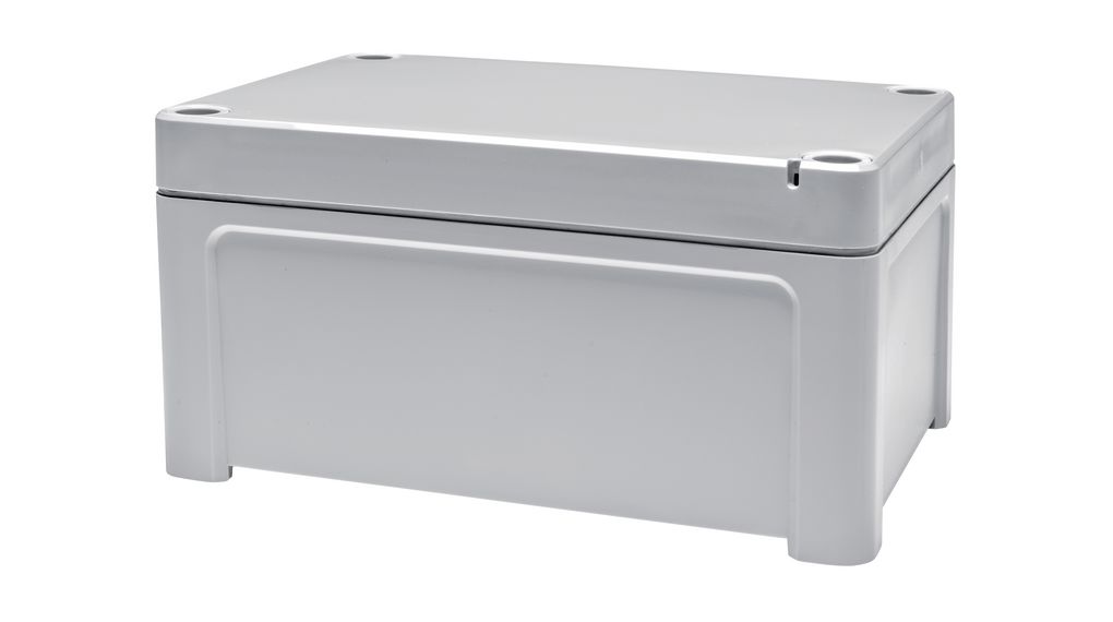 5824040 | Fibox Plastic Enclosure Tempo 95x65x130mm Grey Polycarbonate ...