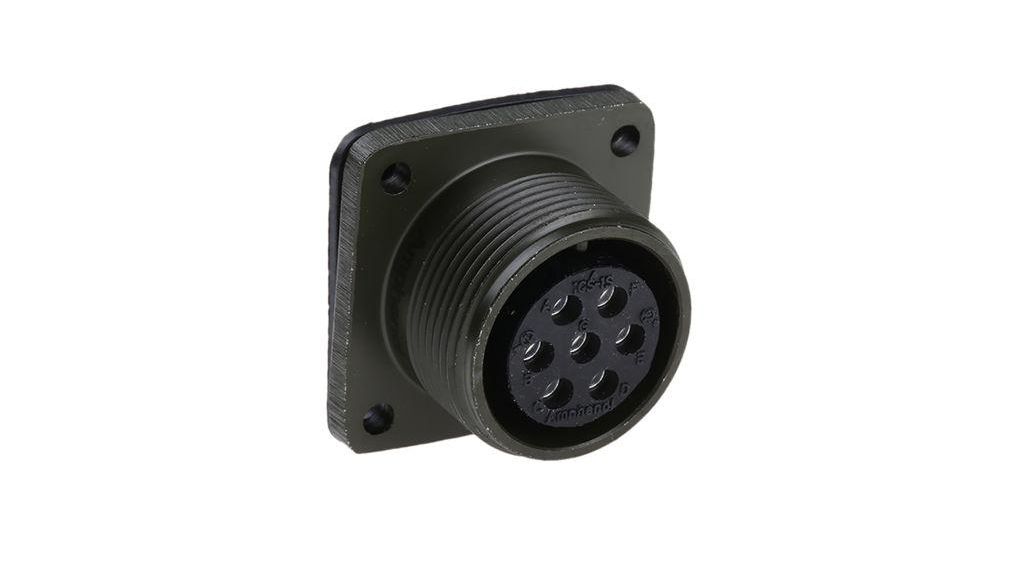 MS3102A-16S-1S | Amphenol Industrial MS3102A 7 Way Box Mount MIL Spec ...
