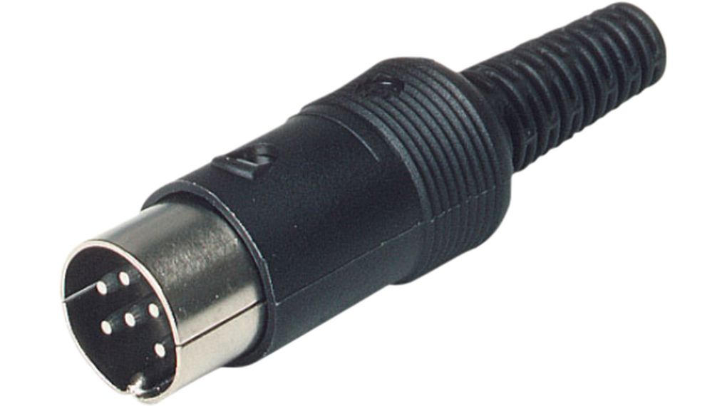 MAS 60 BLACK | Hirschmann Cable Plug, 4A, 34V, 6 Poles, Plug ...