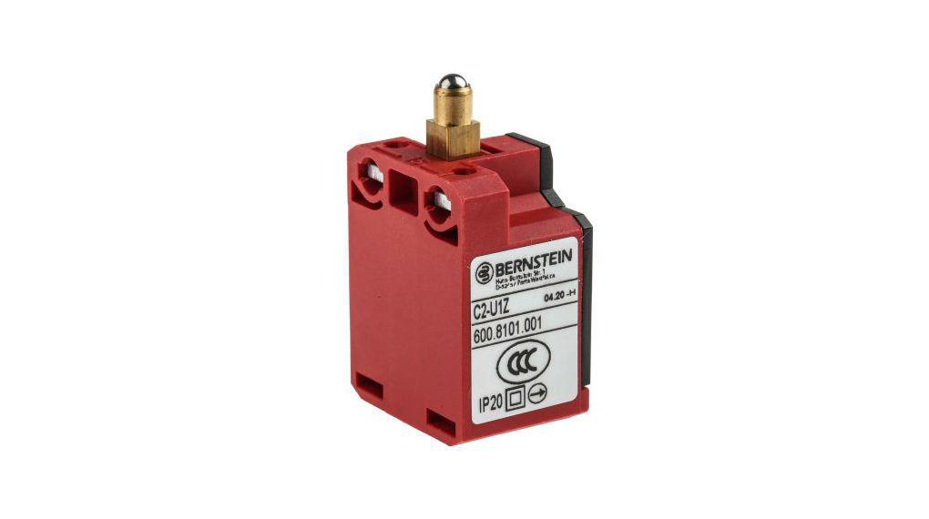 C2-U1Z | Bernstein AG C2 Series Plunger Interlock Switch, NO/NC, IP20 ...