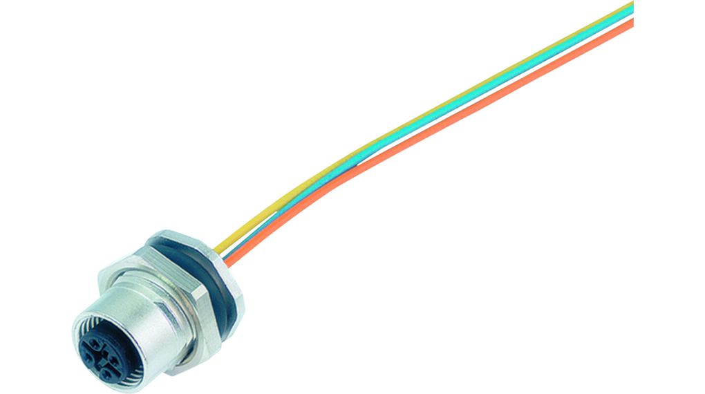 76 0536 1011 00404-0200 | Binder M16, hinten, Draht, M12, Steckbuchse ...