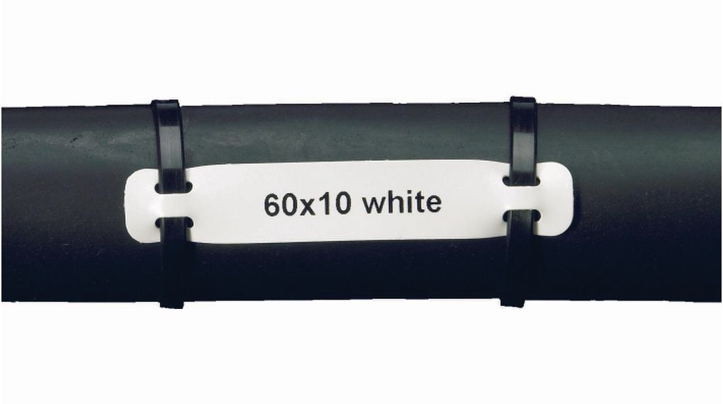 HCM-60X10-B7643-WT | Brady Cable Markers, White, 60x10mm HCM 10 mm Reel ...