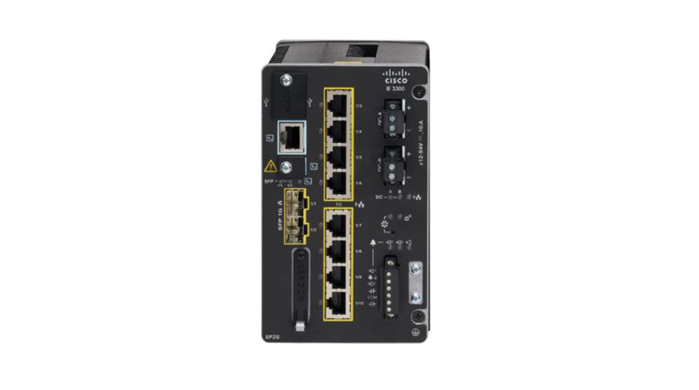 IE-3300-8P2S-E | Cisco PoE Switch, Managed, 1Gbps, 240W, RJ45 Ports 8 ...