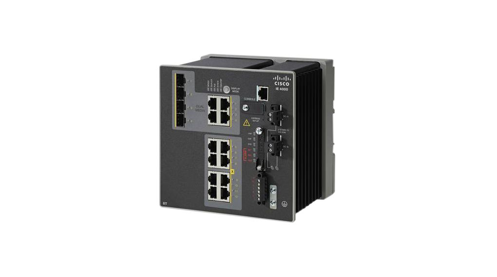 IE-4000-8T4G-E | Cisco Ethernet Switch, RJ45 Ports 12, 1Gbps, Managed ...