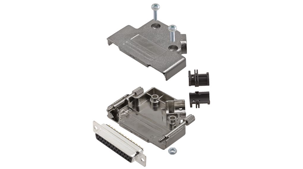 6355-0009-13 | Encitech Connectors DB-25 Socket D-Sub Connector Kit, Steel | Distrelec Sweden