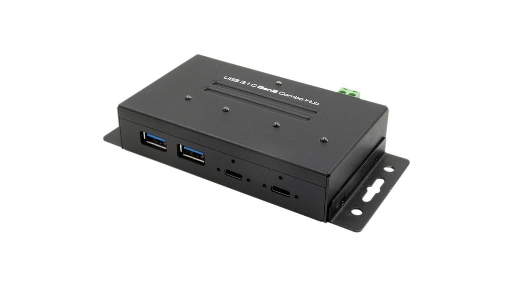 EX-1240HMVS | Exsys Industrieller USB-Hub, 4x USB-A-Buchse / USB-C ...