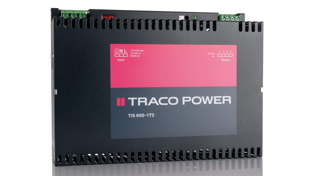 TIS 600-172 | Traco Power TIS Switching Power Supply DIN Rail Power ...