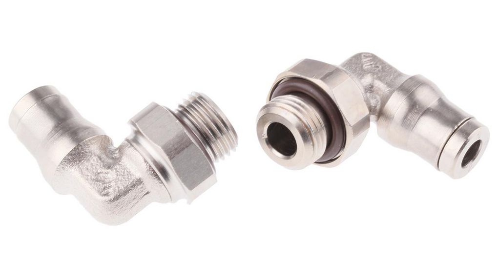 3699 04 10 | Legris LF3600 Series Elbow Threaded Adaptor, G 1/8 Male to ...