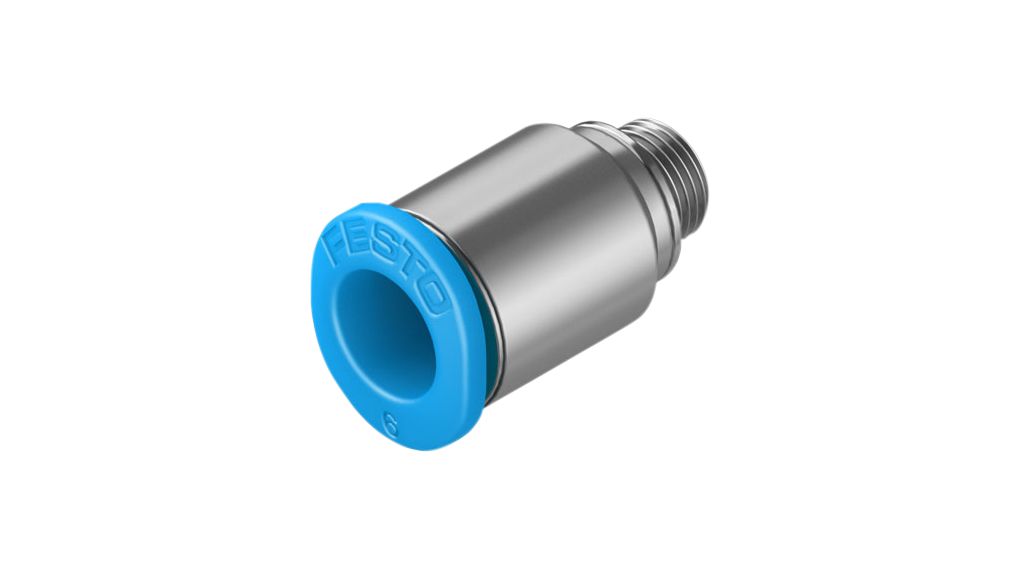 QSM-M5-6-I | Festo Fitting, Compressed Air, Brass, 17.8mm, M5, Male ...