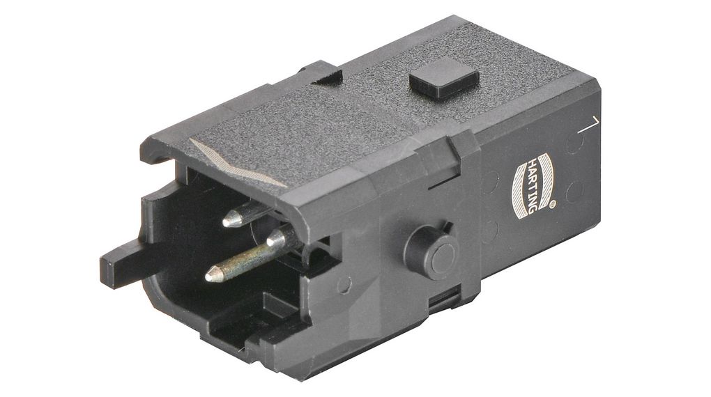 09100022606 | HARTING Insert Han, 2 Poles, Screw, Plug | Distrelec Germany