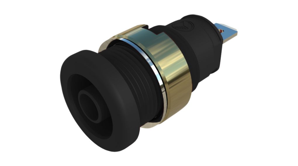 SEB 2610 F4,8 NI BLACK | SKS Kontakttechnik Laboratory Socket, Black ...