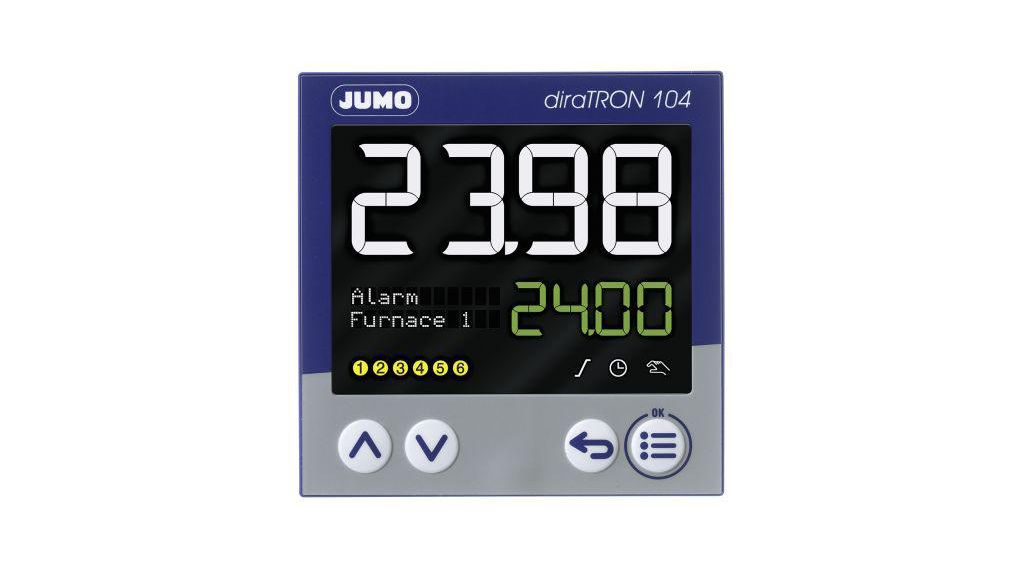 00680798 | Jumo diraTRON PID Temperaturregler für Schalttafeleinbau, 96 ...