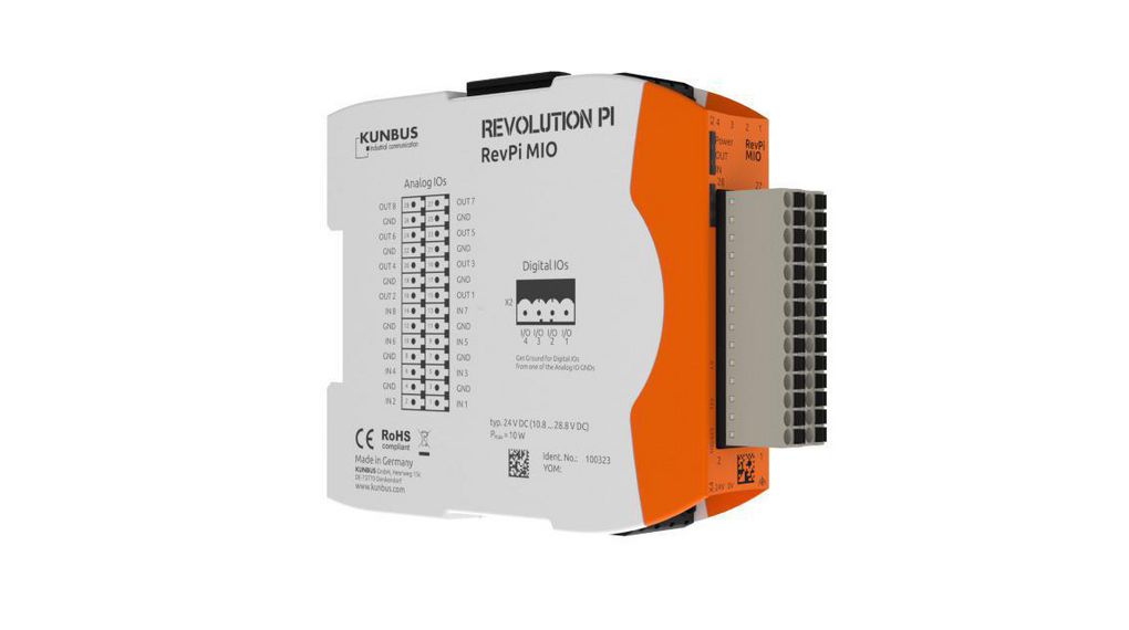 Pr100323 Revolution Pi Revpi Mio E A Modul 8 Ae 8 De 4 Aa 4 Da