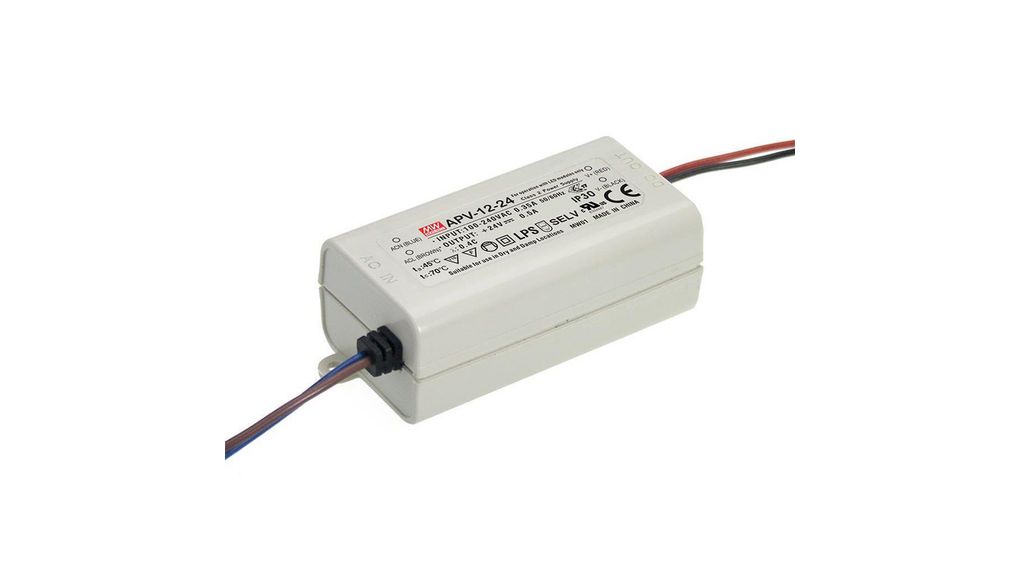 APV-12-5 | MEAN WELL Konstantspannungs-Gleichstromversorgung, 10W, 5V, 2A | Distrelec Schweiz