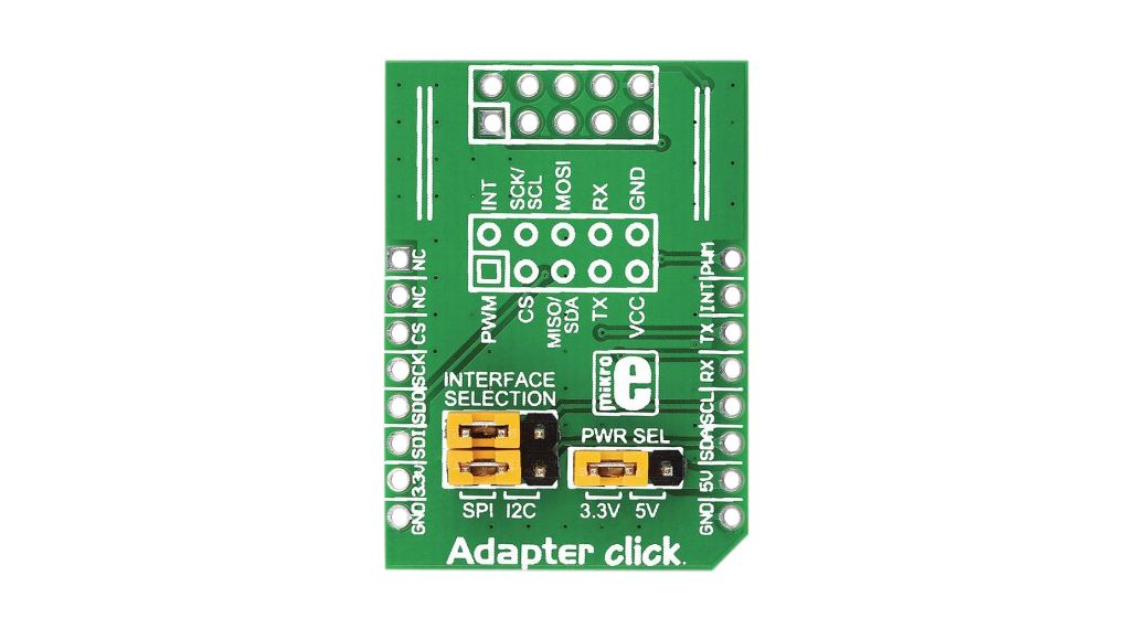 Mikroe 1432 Mikroelektronika Adapter Click Idc10 To Mikrobus Breakout