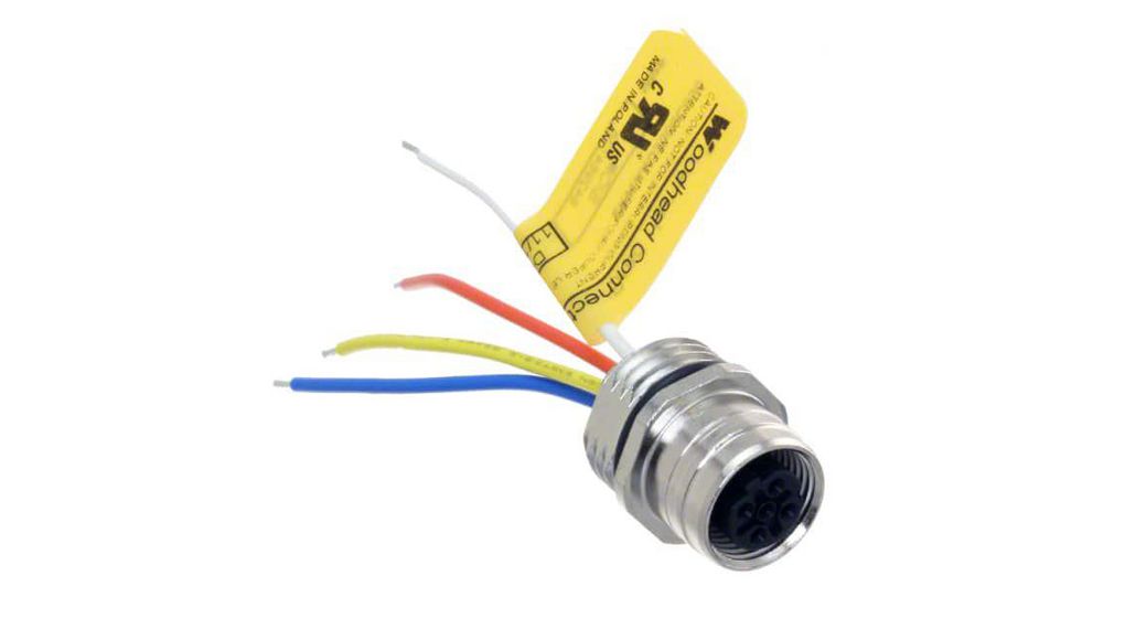 1201095001 | Molex Ultra-Lock M12 Ethernet Receptacle 4 Poles FPM M16 ...