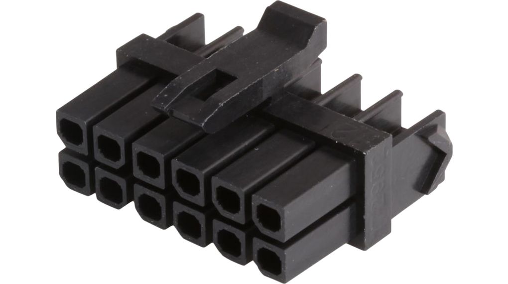 172952-1201 | Molex Housing, Receptacle, Poles - 12, Rows - 2 | Elfa ...