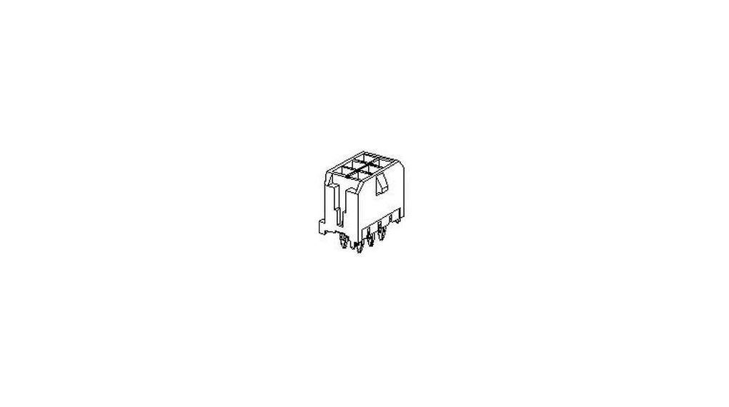 44914-6203 | Molex Micro-Fit CPI Header Compliant Pin Interface Dual ...