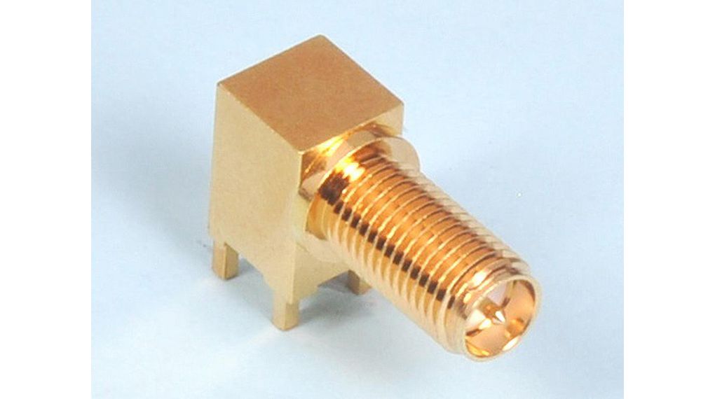 73251-2771 | Molex 50 Ohms SMA Jack 90° PCB Mount Reverse Polarity Gold ...