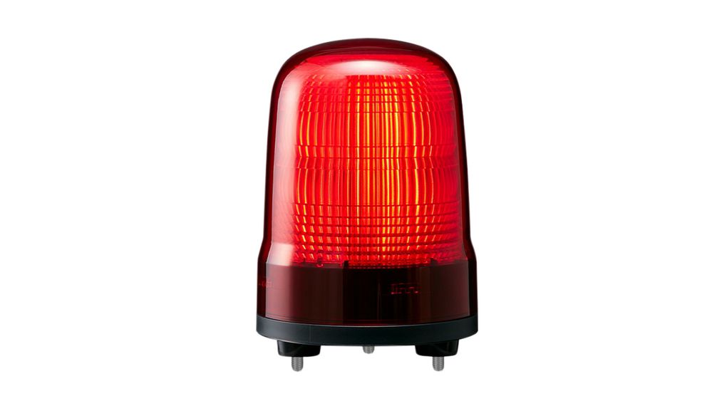 SL10-M2JN-R | Patlite Signal Beacon AC 240V 80mA 100mm Red IP23 Cable SL | Distrelec Sweden