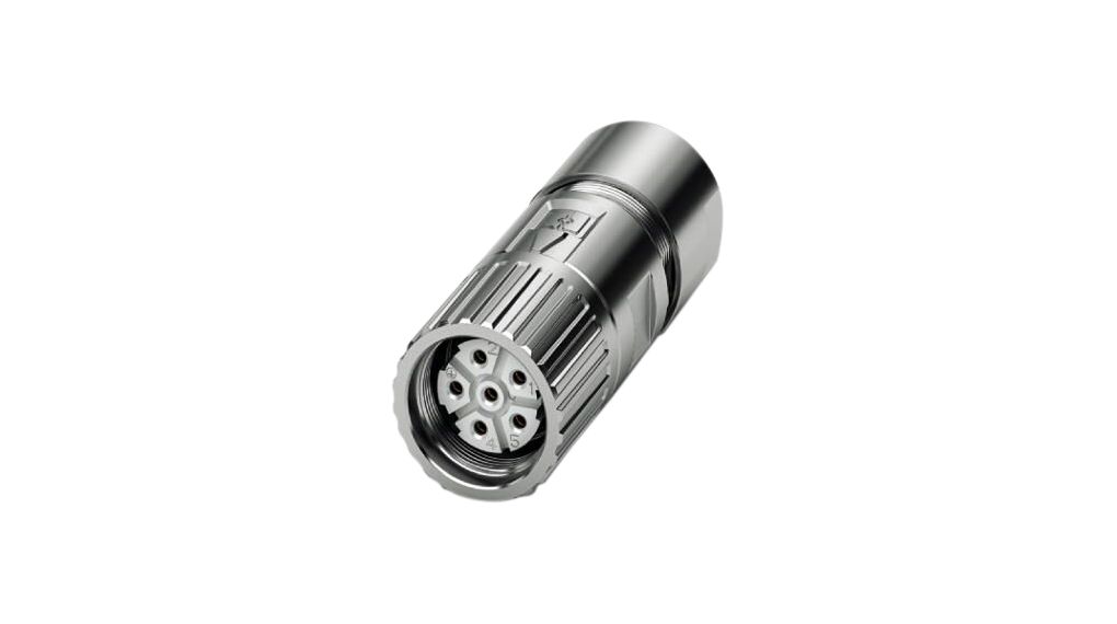 1628806 | Phoenix Contact Circular Connector, M23, Socket, Straight ...