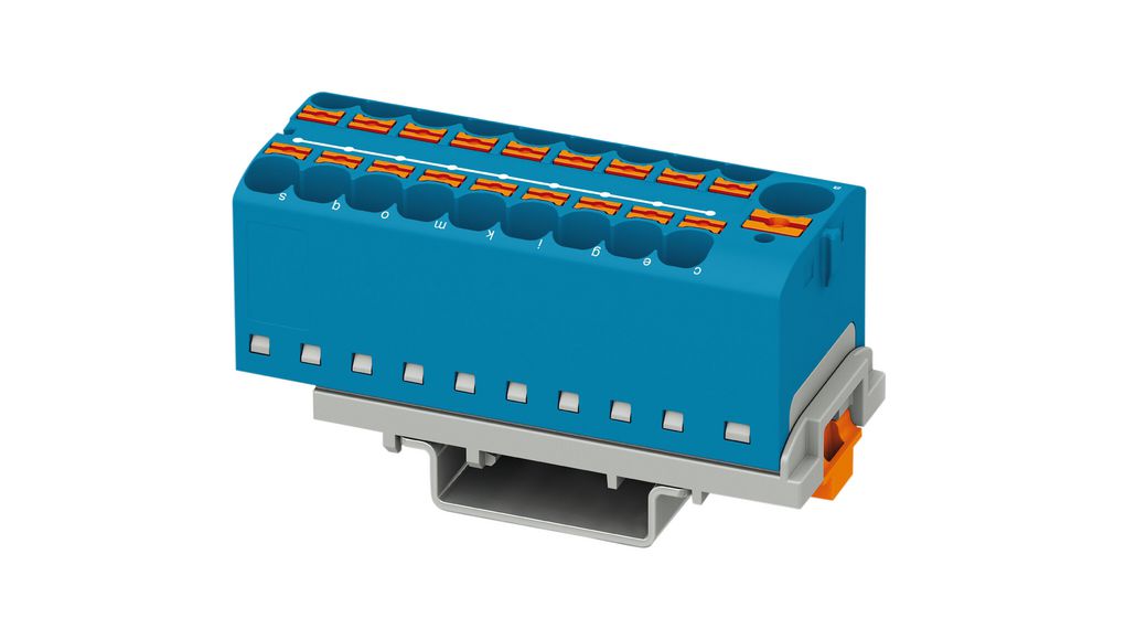 3273638 | Phoenix Contact Terminal Block, Push-In, 19 Poles, 800V, 32 ...