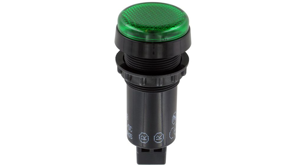 951GGOD | Sloan Green Panel Mount Indicator, 24V, 22mm Mounting Hole ...