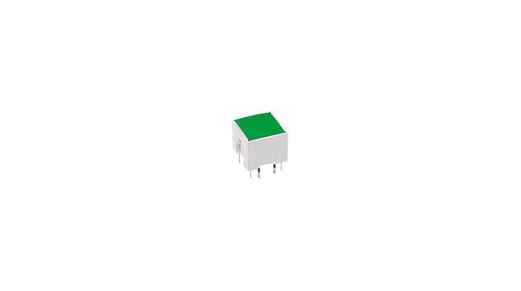 1140015520000 | RAFI Tactile Switch, Green 100 mA 35 V Momentary Function 1NO 3.3N SMD RACON 12 ...
