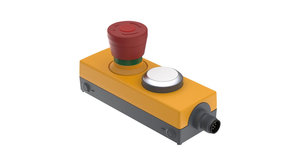 1221143920200 | RAFI Emergency Stop Switch with Green Bezel 2NC + 1NO ...