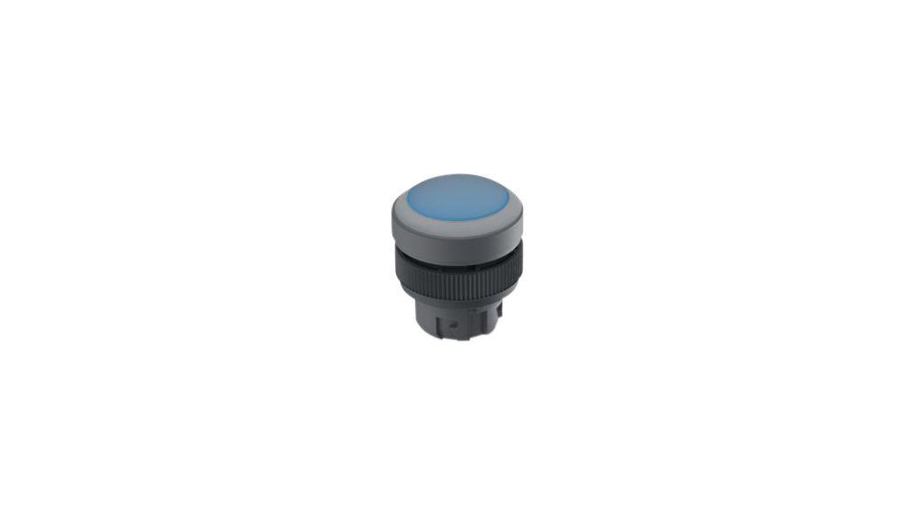 1302400051608 | RAFI Illuminated Pushbutton Actuator with Light Grey Frontring, Protective Cap ...