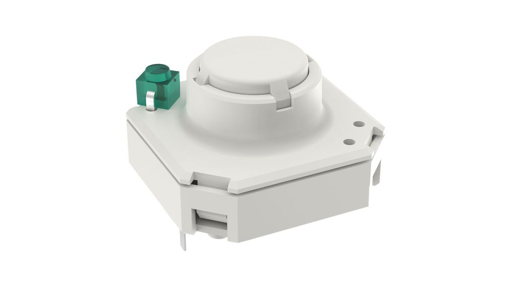 3141005420000 | RAFI Tactile Switch with Green LED 250 mA 35 V ...