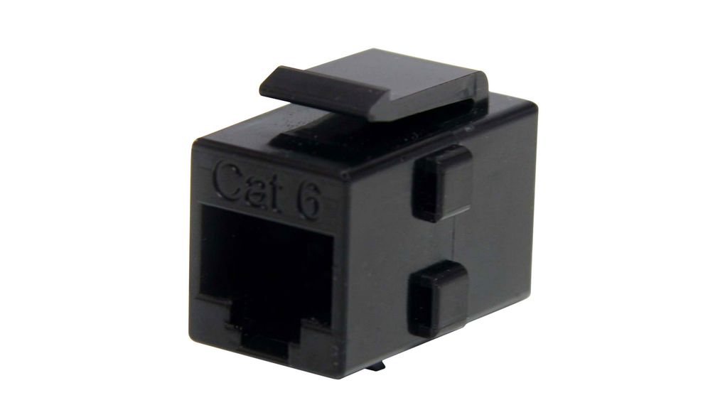 C6KEYCOUPLER | StarTech.com Network Adapter Cat.6 RJ45 - RJ45 Black ...