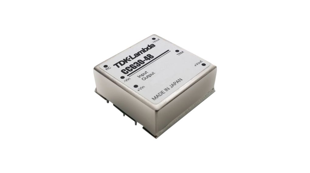 CCG30-48-05S | TDK-Lambda DC/DC Converter 18 ... 76V 5V 6A 30W | Distrelec Sweden