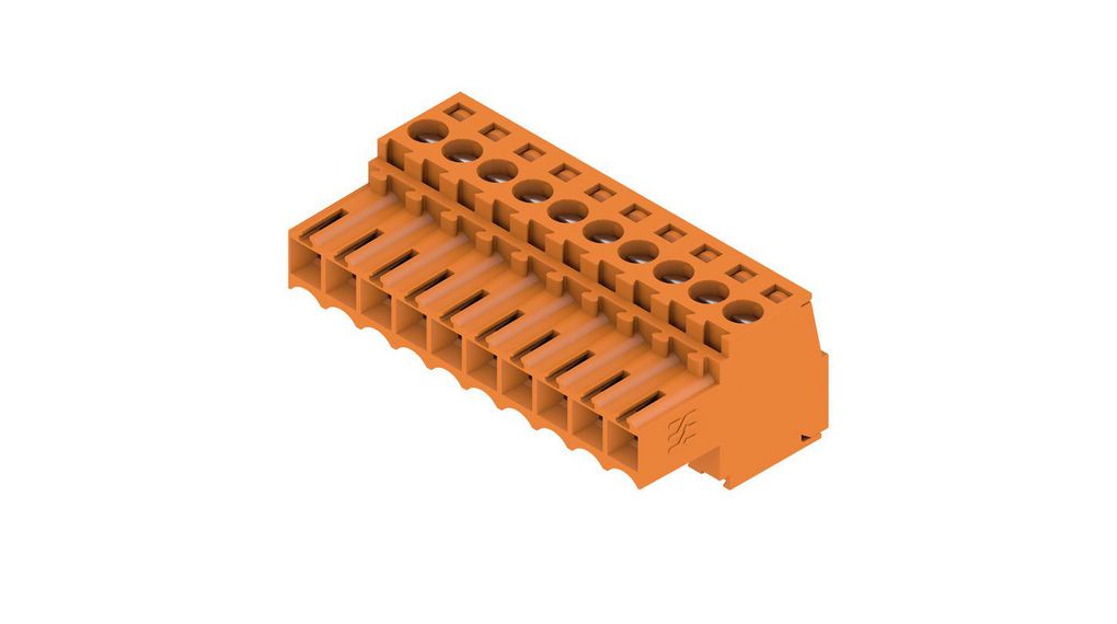 1597440000 | Weidmüller 3.5mm Pitch 10 Way Pluggable Terminal Block ...