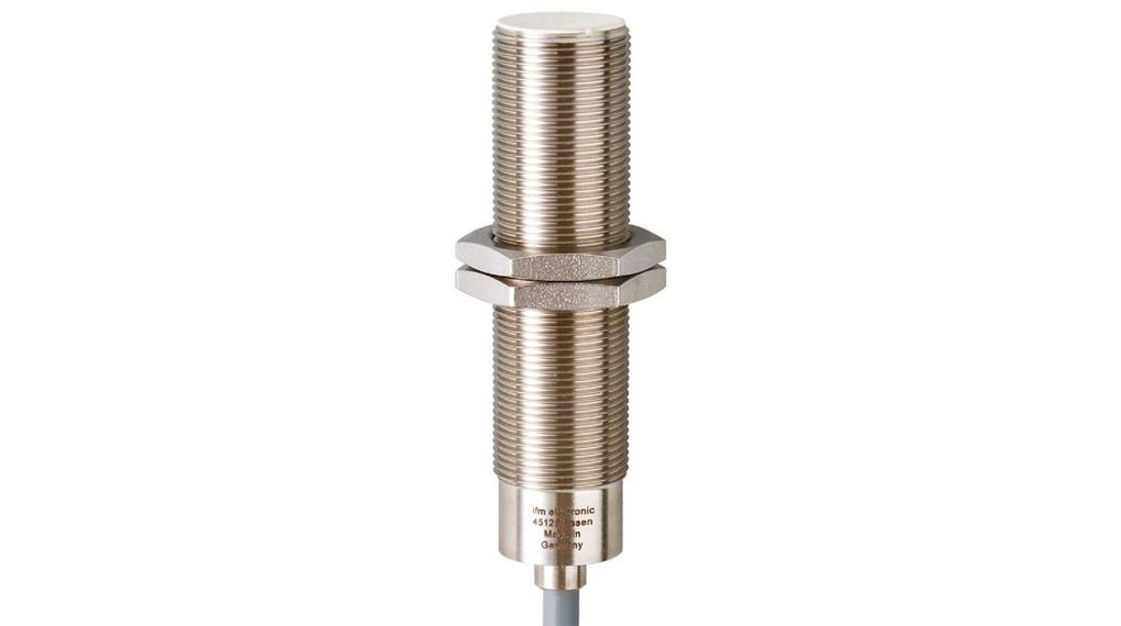 IG6614 | Ifm ifm electronic Inductive Threaded Barrel Proximity Sensor, M18, 5 mm Detection, PNP ...