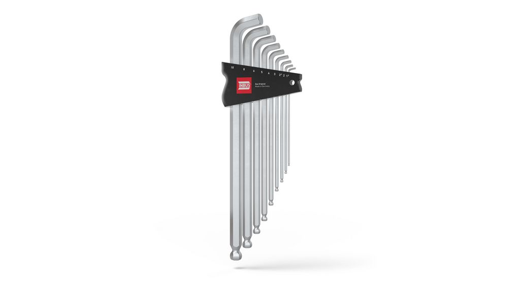 70211 | INBUS 9 piece L Shape Metric Hex Key Set, L | Distrelec Schweiz