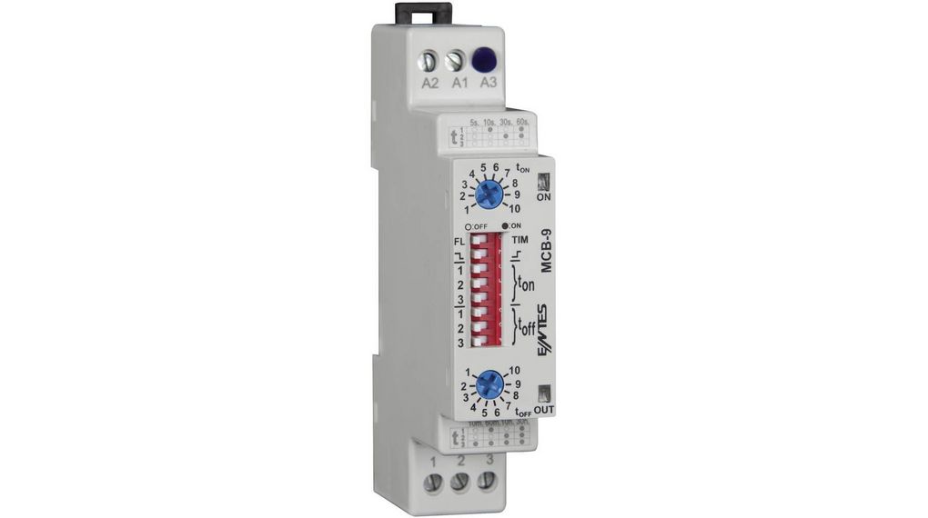MCB-9 | ENTES Elektronik Miniature Circuit Breaker Series DIN Rail ...