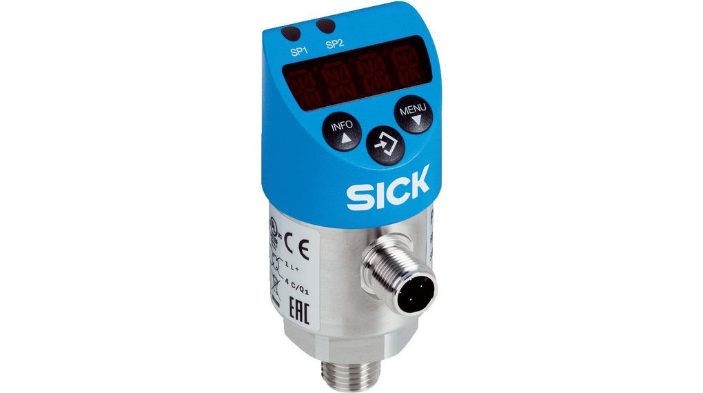 6073057 | Sick SICK PBS Plus Series Pressure Sensor, NPN/PNP Output0 ...