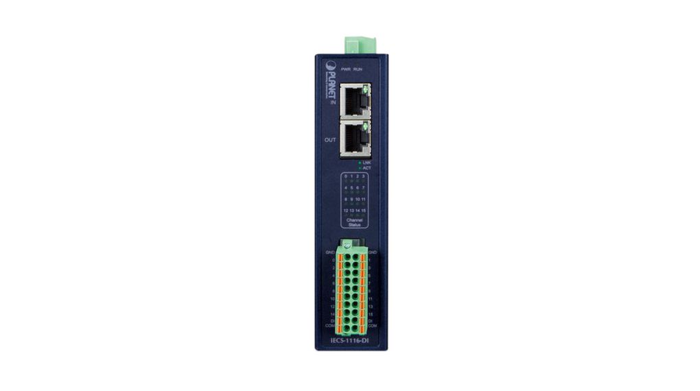 IECS-1116-DI | Planet Remote I/O Module, EtherCAT 16DI 48V | Distrelec ...