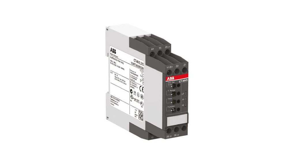 1SVR730020R0200 CT-MVS.21S | ABB CT-MVS Series DIN Rail, Snap-On Timer ...