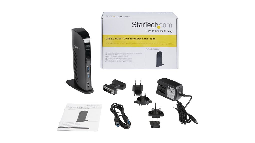 USB3SDOCKHD | Startech Port Replicator, USB-B Socket, Self-Powered ...