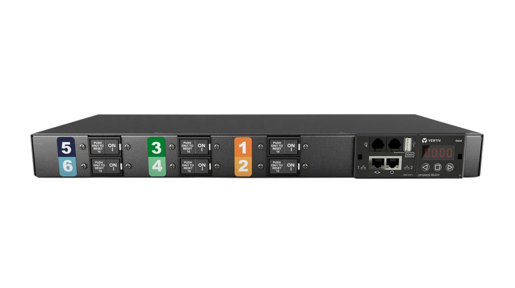 GI30074L | Vertiv Monitored Power Distribution Unit 6x IEC 60320 C19 ...