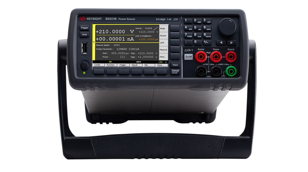 B2901B + ISO CAL 3 | Keysight Källmätare, 1x 31.8W, 100 nA ... 10 A ...