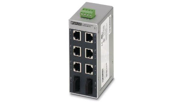 2891314 | Phoenix Contact Switch Ethernet, Prises RJ45 6, Ports fibre ...