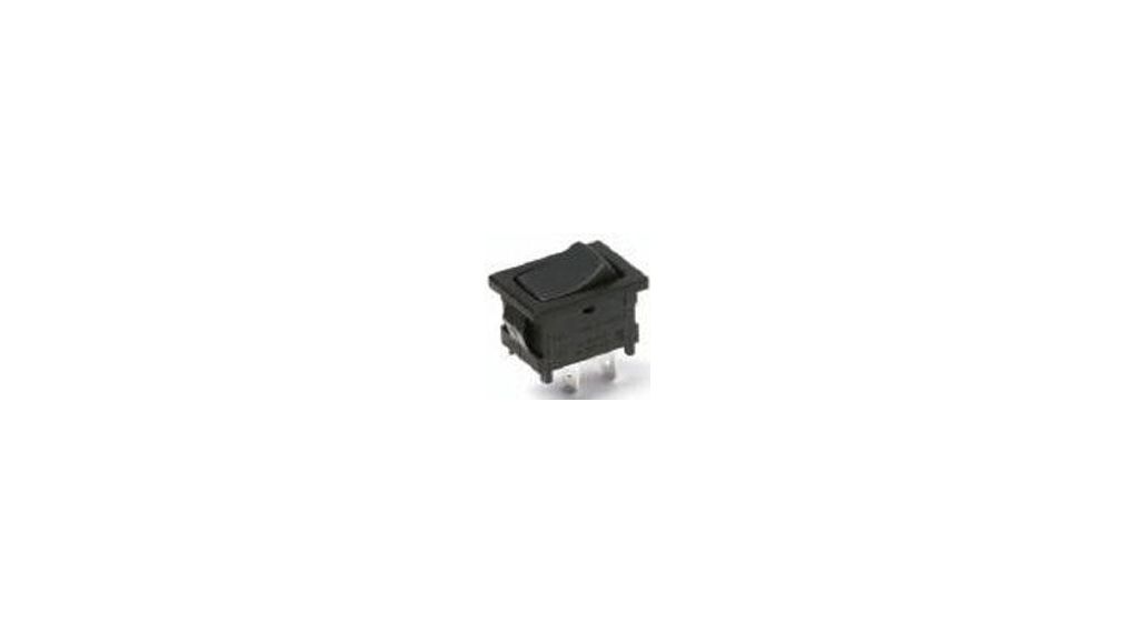 D202J12S215PQF | C&K Rocker Switch DPST Latched Quick Connect Terminal ...