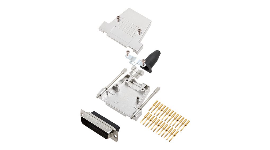 6355-0069-03 | Encitech Connectors DB-25 D-Sub Connector Kit, DB-25 ...