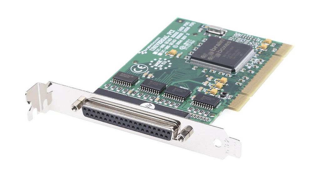 UC-268 | Brainboxes 4 Universal PCI, PCI DB9 Connector 9 Pin Male RS232 ...